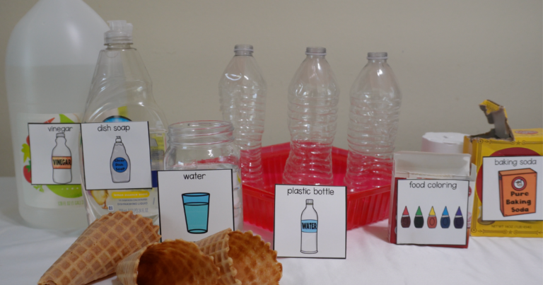 Ice Cream Volcano Science Experiment - The Adapted Classroom