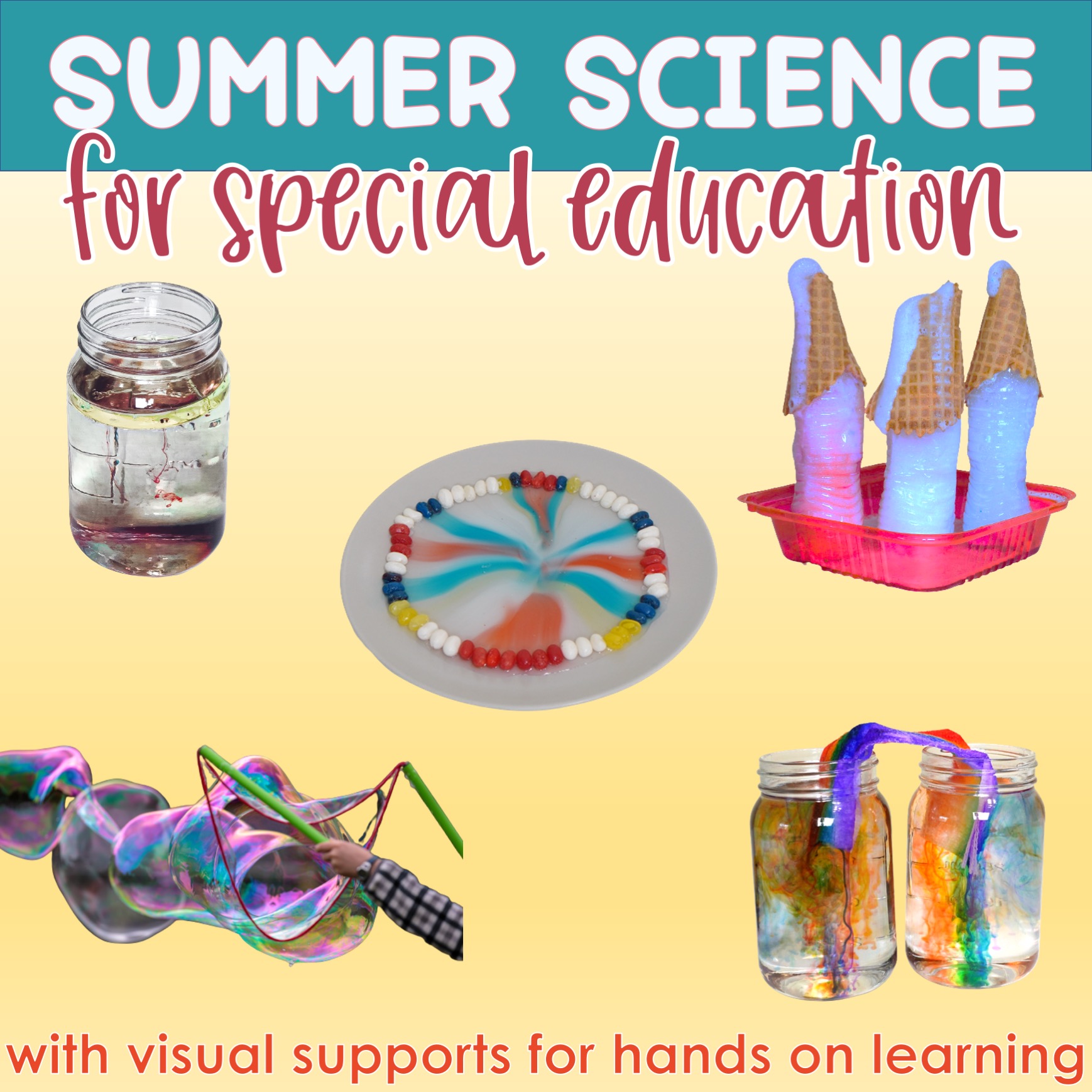 Ice Cream Volcano Science Experiment - The Adapted Classroom