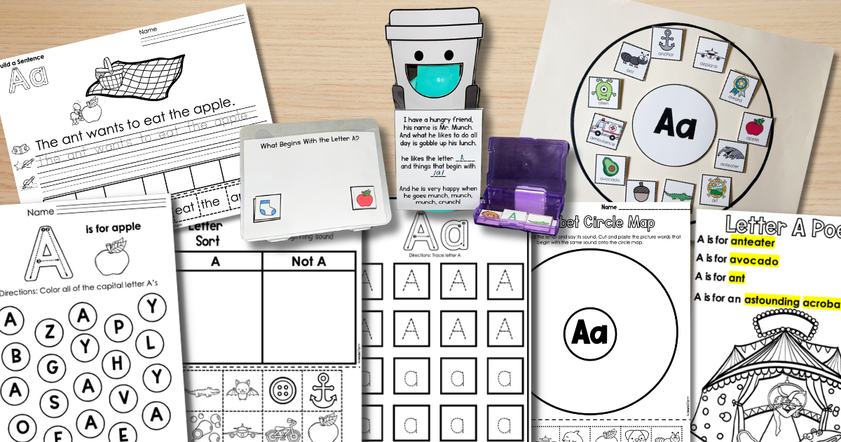 Letter of the Week Made Easy in Special Education - The Adapted Classroom